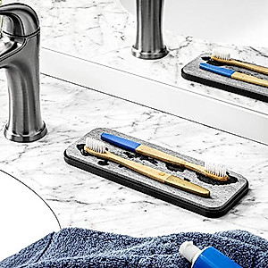 madesmart Sink Tray-Granite, Drying Stone Collection, Non-Slip Base