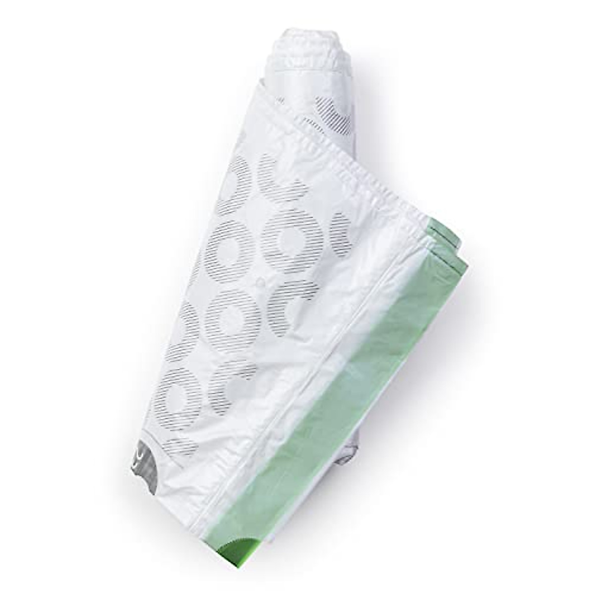 Brabantia PerfectFit Trash Bags (Size G/6-8 Gal) Thick Plastic Trash Can Liners with Drawstring Handles (120 Bags)