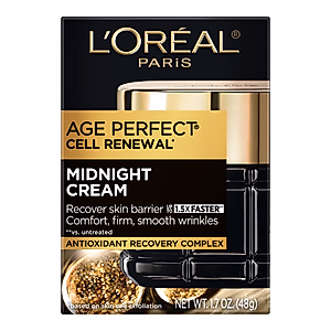 L’Oréal Paris Age Perfect Midnight Cream, Antioxidant Recovery Complex, 1.7 Oz. 1.70 Ounce (Pack of 1)
