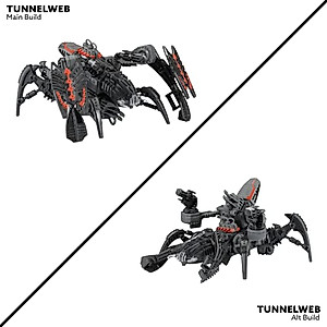 Snap Ships Komplex Tunnelweb K.L.A.W. Spider Mech - Build to Battle - Make 2 Different Builds - Ages 8+
