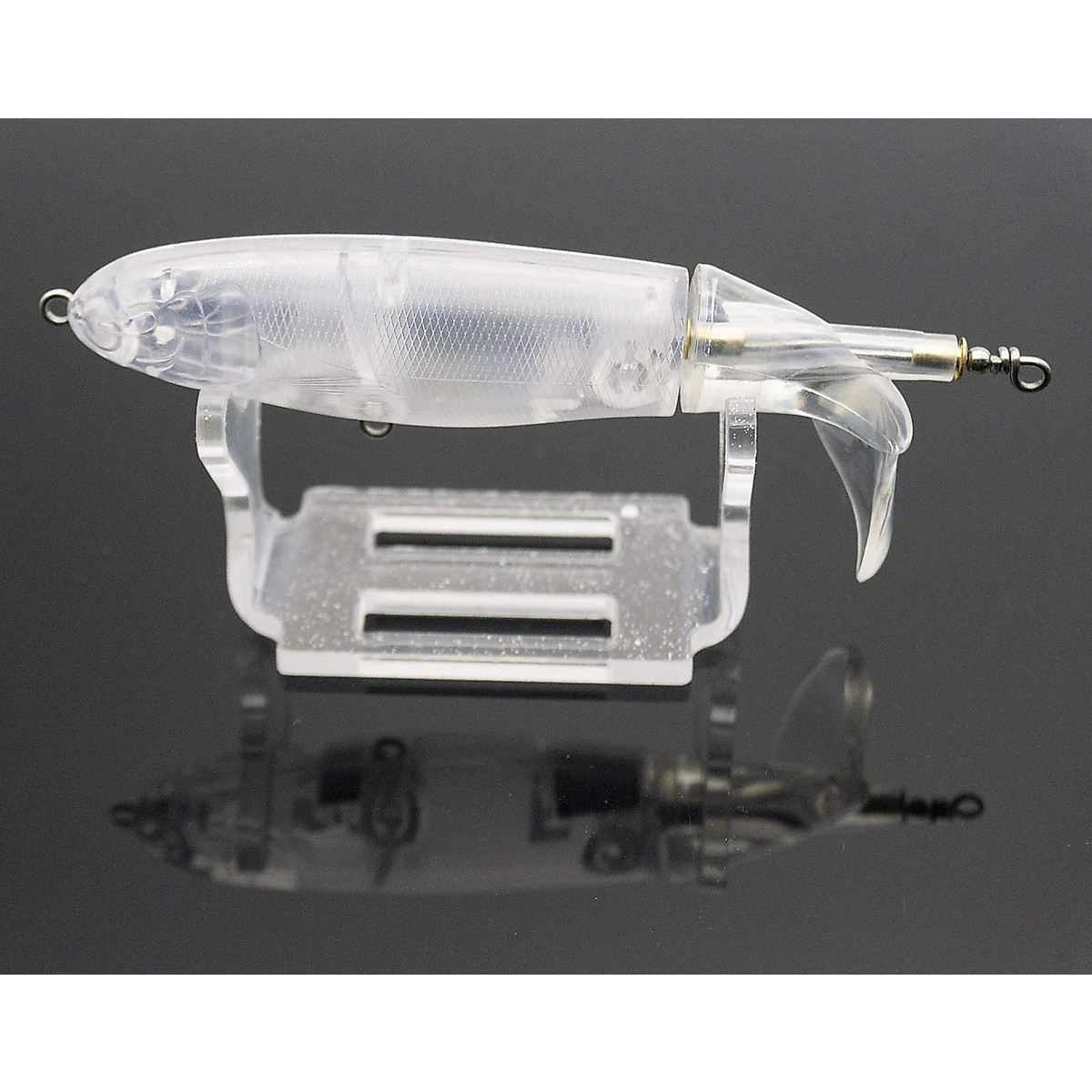 Free Eye 5pcs Unpainted Plopper Bait Fishing Hard Clear Lure Body 110mm 13.97g Blank 8339L#