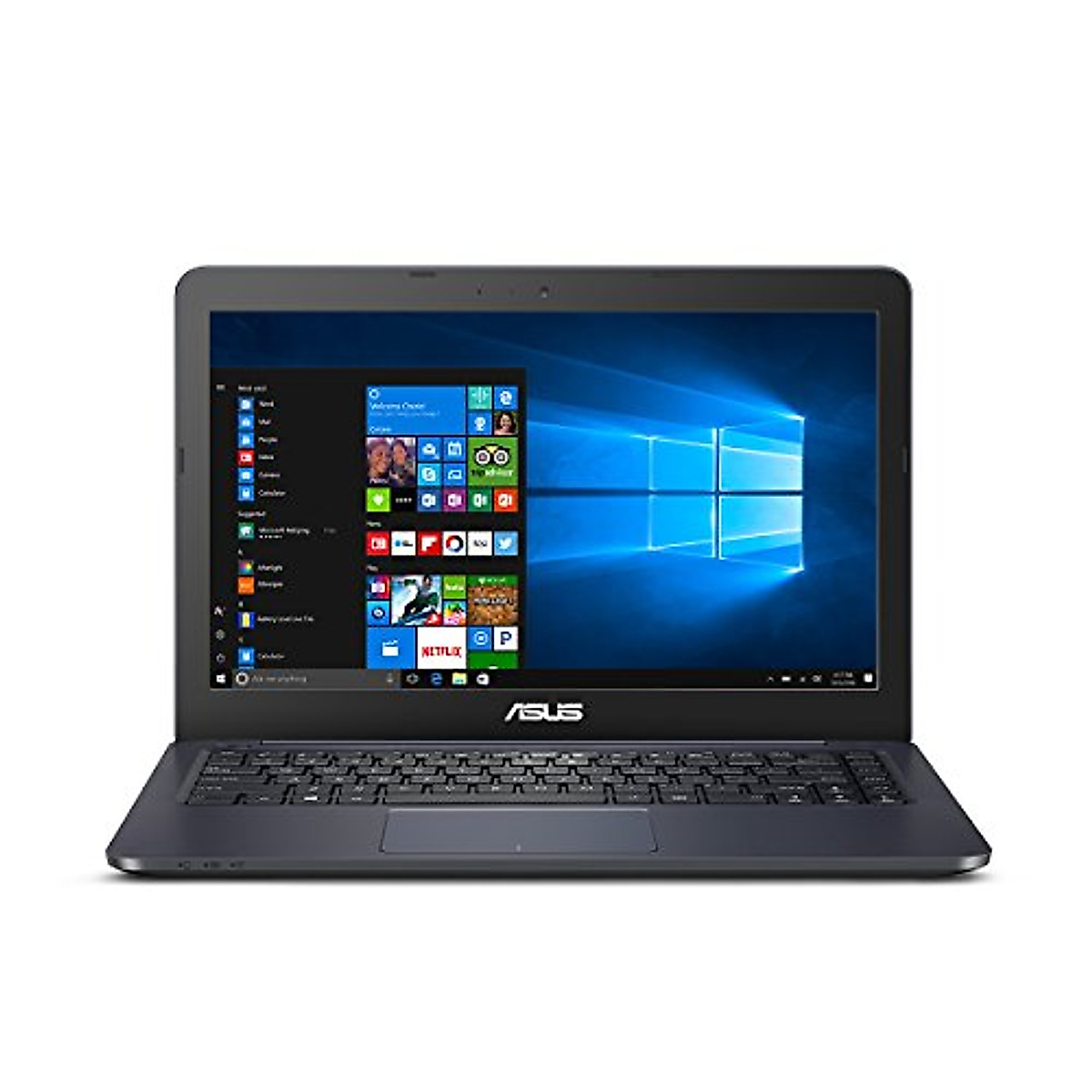 ASUS L402SA Portable Lightweight Laptop PC, Intel Dual Core Processor, 4GB RAM, 32GB Flash Storage with Windows 10 with 1 Year Microsoft Office 365 Subscription