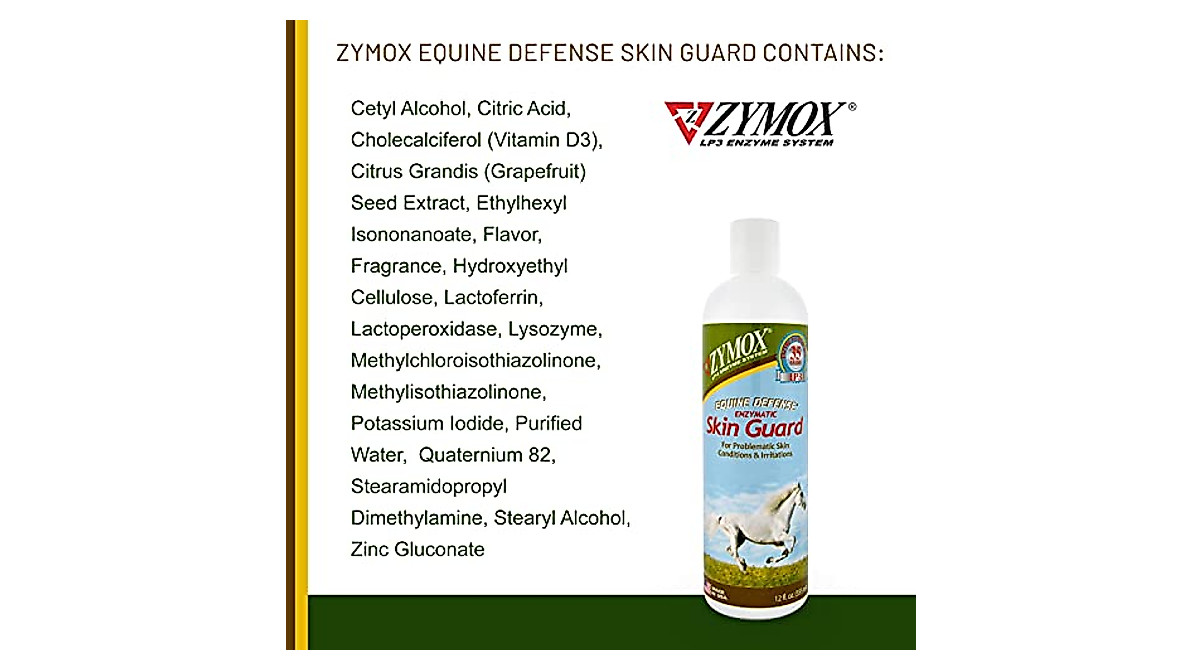 ZYMOX Equine Defense Skin Guard | Horse Conditioner 12oz