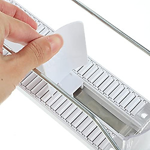 UPKOCH Soda can Organizer Drink Organizer Can Dispenser Automatic Pusher Glide Soda Can Rack Beverage Storage Holder Bottled Water Organizer for Refrigerator White Beverage Dispenser