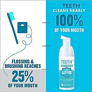eelhoe Mouthwash, Calculus Removal, eelhoe Whitening Foam Toothpaste, Healing Mouth Ulcers, Eliminating Bad Breath (3 Bottles)
