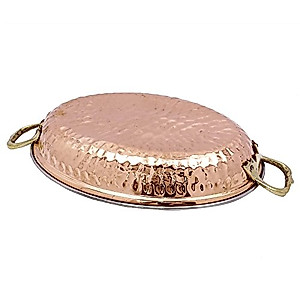 Traditional Indian Hammered Oval Dish Bowl Platter Serveware Hotelware Utensil