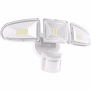 JJC 4600LM 40W LED Security Lights Motion Sensor Outdoor Lights Fixture, LED Flood Light Outdoor, Waterproof IP65 5700K Super Bright Motion Detector Lights for Garage Backyard Porch(Not Solar Powered)