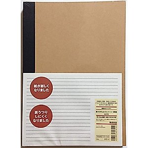 2 X MUJI Notebook B5 6mm Ruled 30 Sheets - 60 Pages, 5-Pack X 2 Set (10 Books)