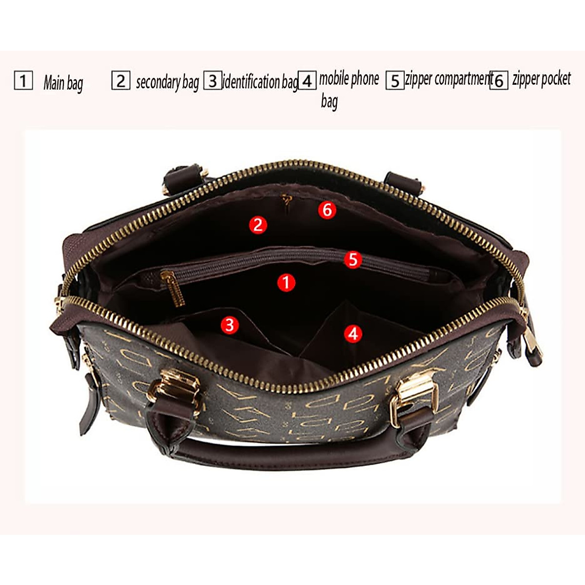 HHAMZONE Purses and Handbags for Women PU Leather Top Handle Satchel Fashion Ladies Shoulder Bag Tote Purse Messenger Bags (Black)