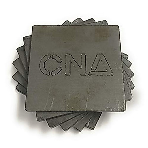 Welding Kit – 11 Gauge Steel Cube – Made in USA – Contains 6 Square Coupons – MIG, TIG, Arc, Stick, Gas – Practice Training DIY Beginner to Expert – Chapman & Adams (CNA Fabrication) (2" (2 Inch))