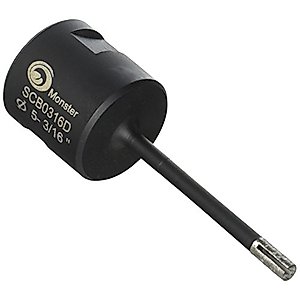 Toolocity SCB0316D 3/16-Inch Monster Dry/Wet Diamond Granite/Concrete Core Drill Bits/Hole Saws
