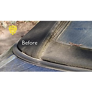 PROTEX World Convertible Soft Top Canvas Restorer (Black) 500 Milliliter - Color Restores Like New