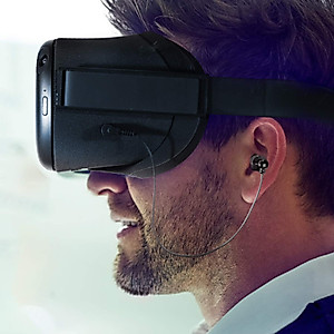 Oritys Earbuds Earphones Custom Made for Oculus Quest All-in-one VR Gaming Headset.