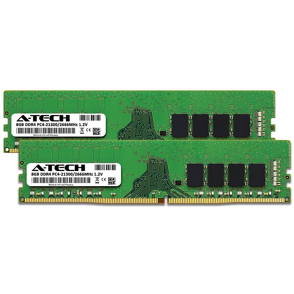 A-Tech 16GB Kit (2x8GB) RAM for Dell OptiPlex XE3, 7070, 7060, 5070, 5060, 3070, 3060 (Tower/SFF) | DDR4 2666 MHz DIMM PC4-21300 UDIMM Memory Upgrade