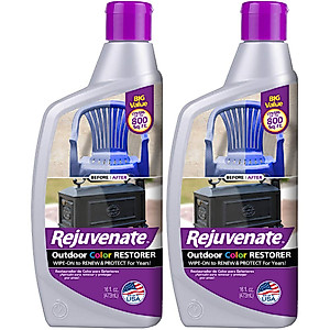 Rejuvenate Outdoor Color Restorer Instantly Restores Faded Sun-Damaged and Oxidized Possessions and Protects from Future Wear 16oz (16oz x 2 Pack)