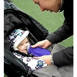 K.O. ECOLIFE THE POWCH! Reusable Food Liquid Pouch Container Bottle 12oz Collapsible Waterproof Kids Adults Pets Soft Fabric Food Container DW/FZR Safe Gives Back Woman-Owned MADE IN USA (Royal Blue)