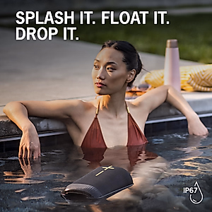 Ultimate Ears EPICBOOM, Portable Wireless Bluetooth Speaker, Big Bass and Immersive, 360-Degree Sound, Adaptive EQ, IP67 Waterproof, Floatable, 17 Hour Battery, 180 ft Range, USB C - Charcoal Black