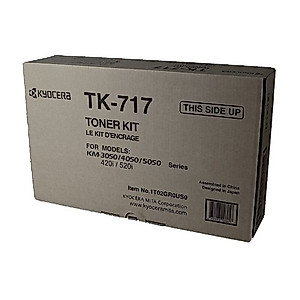 OEM KYOCERA MITA TK-717 (1T02GR0US0) Toner CTG, Black, 34K Yield