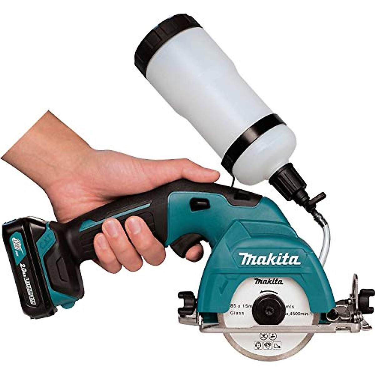 Makita CC02R1 12V MAX CXT Lithium-Ion Cordless Tile/Glass Saw Kit, 3-3/8"