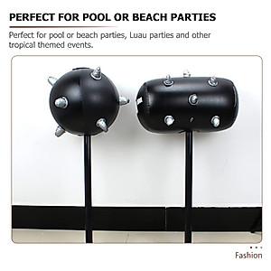 Zerodeko 2Pcs Inflatable Hammer, PVC Blow Up Hammer Large Hammer Toy with Hard Handle Kids Hammer Toy Pool Game Toy Halloween Cosplay Accessories Party Decorations
