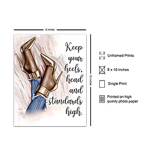 African American Wall Art - Black Women - Black Wall Decor - Fashion Quotes - Fashion Wall Decor - Inspirational Quotes Wall Art - Glam Wall Decor - Black Woman - Latina - Black Wall Art -High Fashion