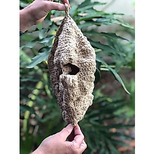 Crochet Wasp Nest Decoy. Handmade Hornet Nest Decoy. Fake Wasp Nest. Eco-Friendly. Garden Decoration. Housewarming Gift. Cabin Gift - Znet3D