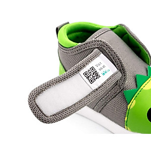 ikiki Squeaky Shoes for Toddlers/Little Kids (Fierce Dragon, Green, Size 8)