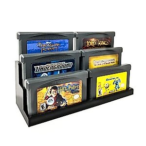 Stepped 6 Game Gameboy Cartridge Display