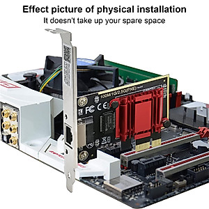 RTL8125B 2.5Gbps PCIe Ethernet Network Card | 2500/1000/100Mbps Multi-Gigabit NIC | RJ45 LAN Adapter with PXE Boot | Plug & Play for Windows/Linux/macOS