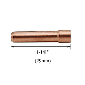 10PK TIG Stubby Collets 10N24S 3/32" & 2.4mm for WP 17 18 26 TIG Welding Torch (10N24S (3/32"))