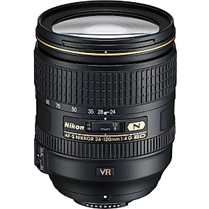 Nikon 24-120mm f/4G ED VR AF-S NIKKOR Lens for Nikon Digital SLR (Renewed)