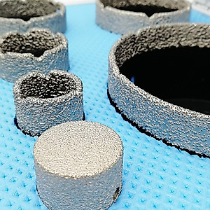 FACHLICH Diamond Hole Saw Kit Tile Hole Saw Kit 25/35/51/65/102mm/25F Diamond Core Drill Bits Set for Porcelain Tile Granite Marble Masonry Brick