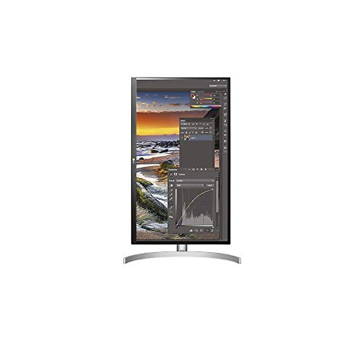 LG 27UL850-W 27 Inch UltraFine (3840 x 2160) IPS Display with VESA DisplayHDR 400 and USB Type-C Connectivity, White