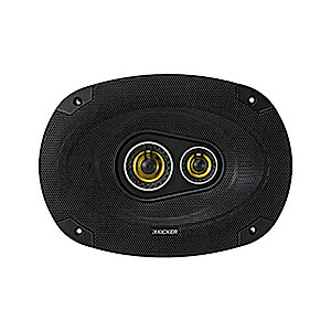 2 Pair Car Speaker Package of 2X Kicker CSC654 300-Watt 6.5" Inch 2-Way Black Coaxial Speakers + 2X CSC6934 450W 6x9 CS Series 3-Way Speakers - Bundle Combo with Enrock 50 Foot 14 Gauge Speaker Wire