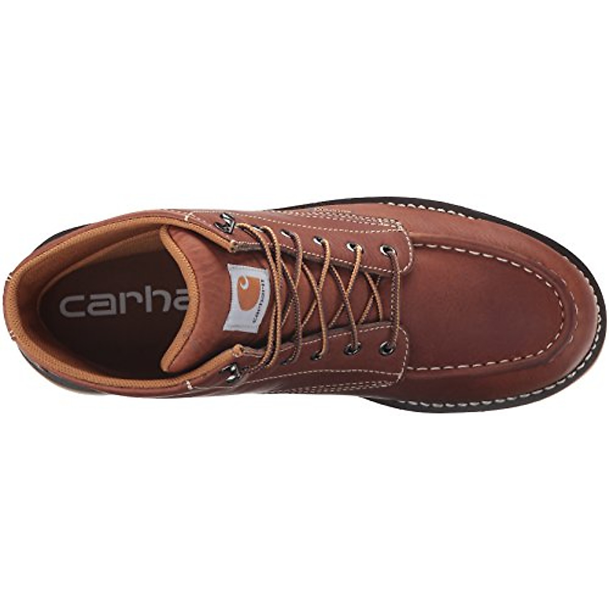 Carhartt mens 6 Inch Waterproof Wedge Soft Toe Work Boot, Tan, 9.5 US