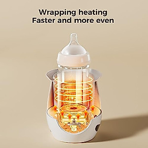 Baby Bottle Warmer for Breastmilk | Fast Water Warmer for Baby Formula | Easy-to-use | BOLOLO Baby Water Warmer with Precise Temperature Control, Large Diameter, BPA-Free