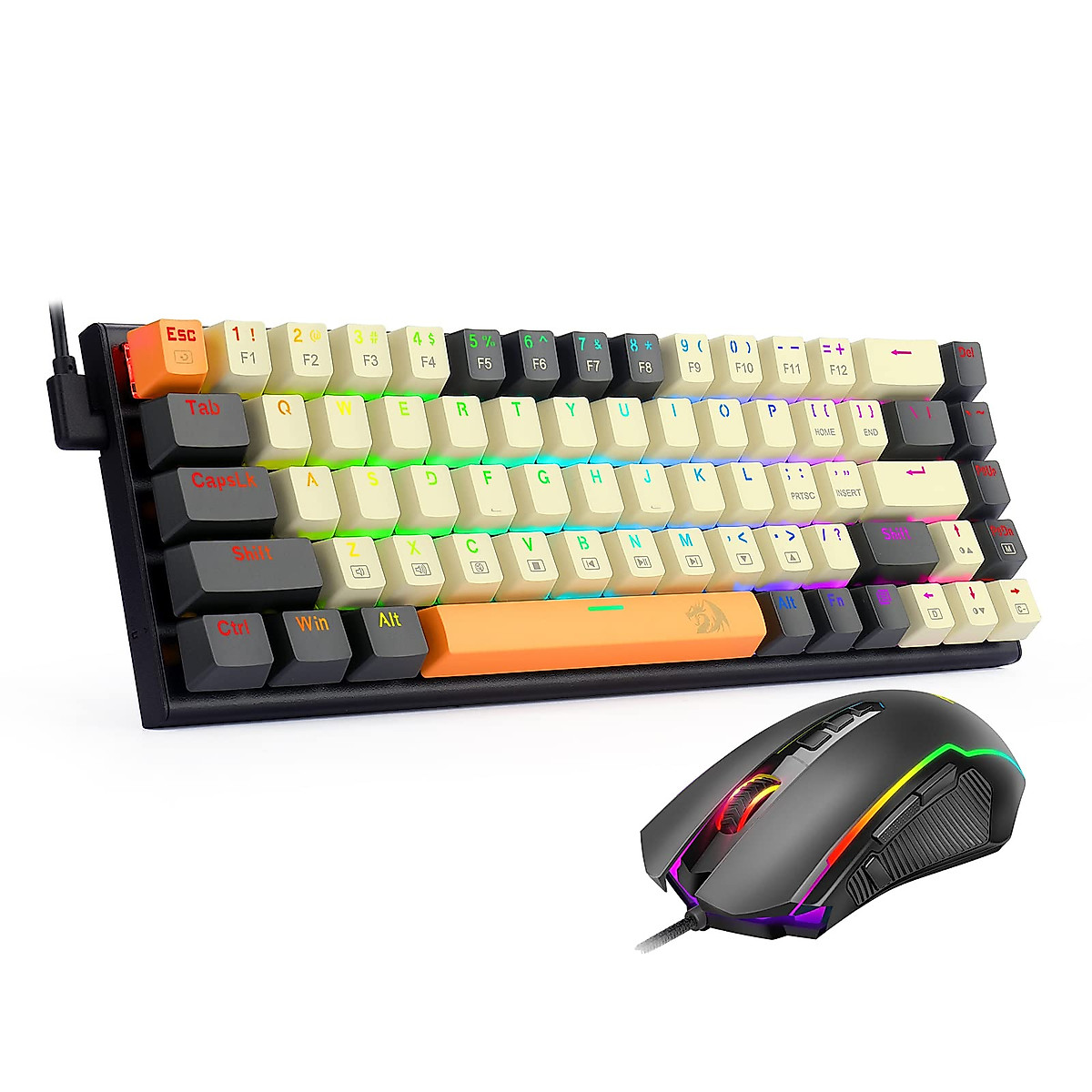 Redragon K633CGO-RGB Mechanical Gaming Keyboard and M910-K Gaming Mouse