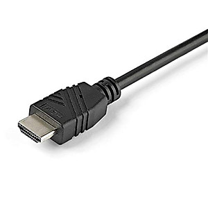 StarTech.com 2 Port HDMI KVM Switch - 4K 60Hz - Compact Dual Port UHD/Ultra HD USB Desktop KVM Switch w/Integrated 4ft Cables & Audio - Bus Powered & Remote Switching - MacBook ThinkPad (SV211HDUA4K)