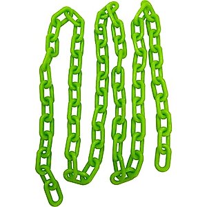 Mandarin Bird Toys by M&M 2001 5ft Medium Green Plastic Bird Toy Chain - A Long Length of Brightly Colored Plastic Pet Thrilling Chain, Lots of uses, Great for Med Sized Pets Conure Cockatiel Lovebird