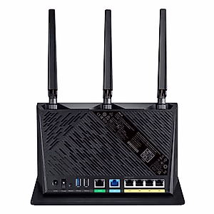 ASUS RT-AX86U Pro (AX5700) Dual Band WiFi 6 Extendable Gaming Router, 2.5G Port, Mobile Game Mode, Port Forwarding, Subscription-Free Network Security, VPN, AiMesh Compatible