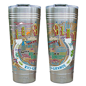 Catstudio Big Bend Thermal Tumbler | Triple Wall Insulation With Non Slip Bottom | Great Travel Cup for Water, Coffee, Tea, or Smoothies