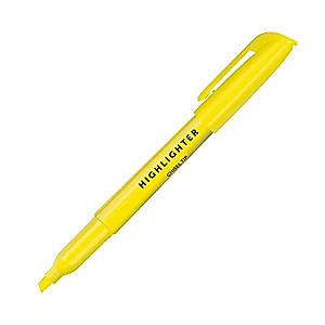 Office Depot 100% Recycled Pen-Style Highlighters, Assorted, Pack Of 6, HY1002-6AST
