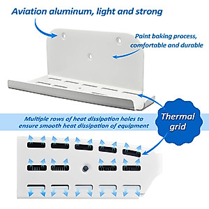 PETIMETI Wall Mount Stand Holder For PS5, Playstation 5 Mount with Ventilation Hole and Space Saving