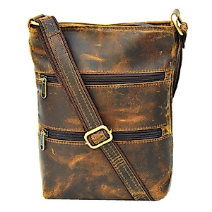 Jony Vintage Small Sling Bag for Women Leather Fashionable Crossbody Handbag Shoulder Travel Vintage Handmade Purse