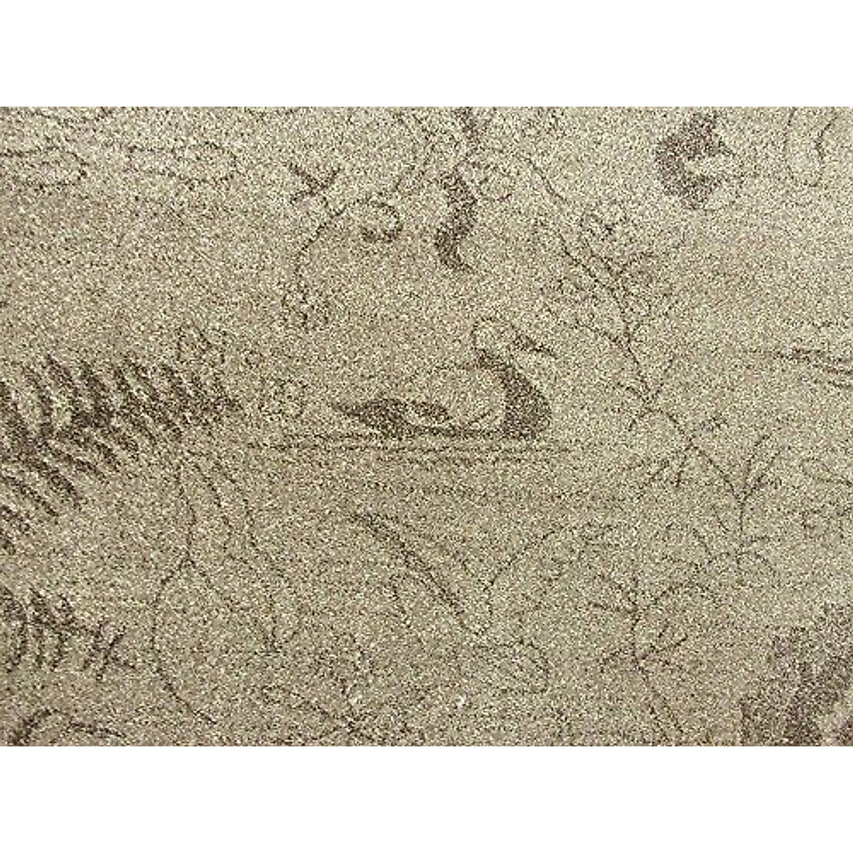 Unique Loom La Jolla Collection Farmhouse, Contemporary, Botanical, Traditional, Vintage Area Rug, 9 x 12 ft, Light Brown/Dark Brown