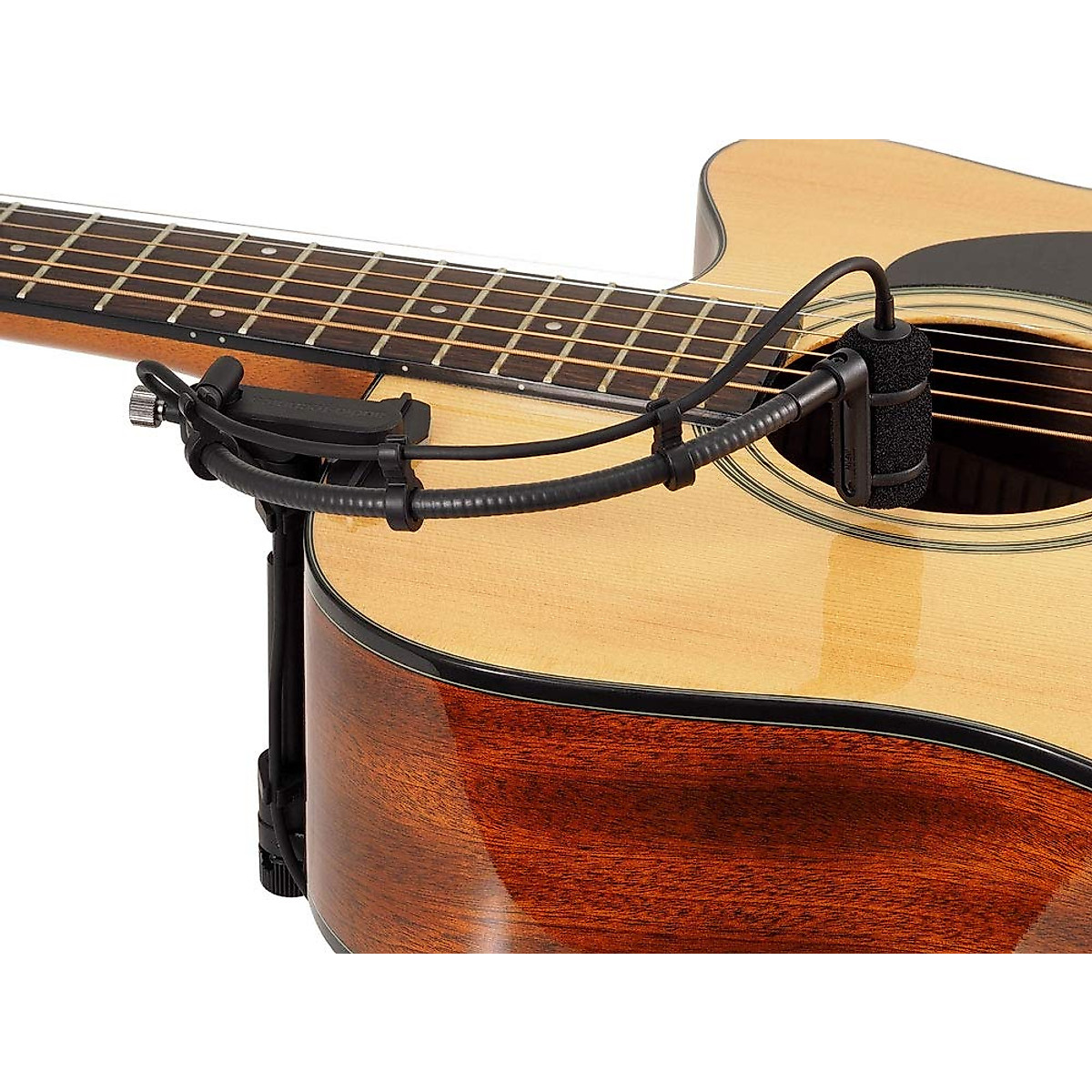 Audio-Technica ATM350GL Cardioid Condenser Instrument Microphone with Guitar Mounting System