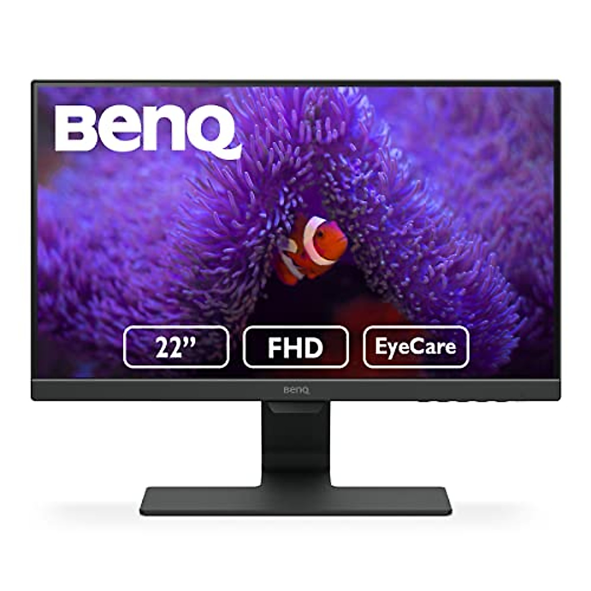 BenQ GW2283 Eye Care 22 inch IPS 1080p Monitor | Optimized for Home & Office & Lexar NS100 128GB 2.5” SATA III Internal SSD, Up to 520MB/s Read (LNS100-128RBNA)