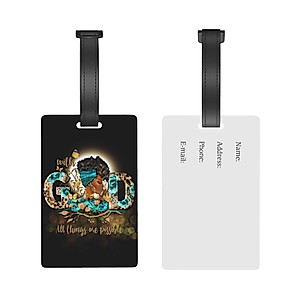 Tuizumy Travel Suitcase Protector African American Girl Elastic Protective Washable Luggage Cover With Concealed Zipper Suitable For 18-32 Inch(XL (for 29-32 inch luggage))