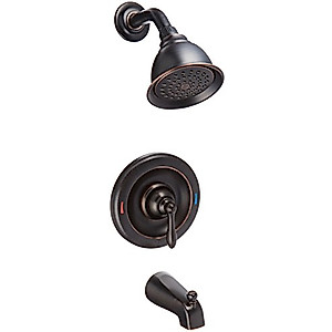 Moen 82494EPBRB Posi-Temp Pressure Balanced Tub and Shower Trim, Mediterranean Bronze