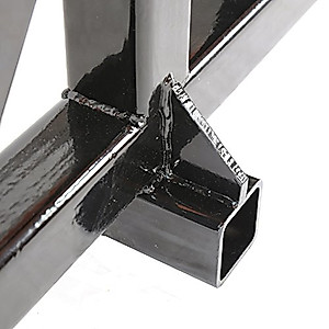 Heavy Duty 3 Point 2" Receiver Trailer Hitch Category 1Tractor Tow Drawbar Pull Stabilizer for BX Kubota John Deere LM25H WLM Tractor NorTrac Kioti Yanmar Cat